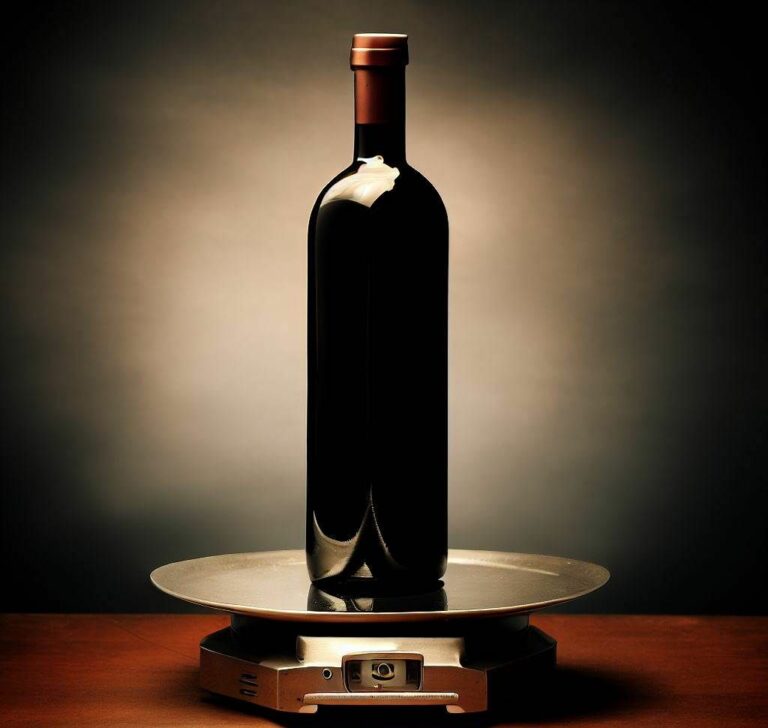 Découvrez le poids exact d'une bouteille de vin